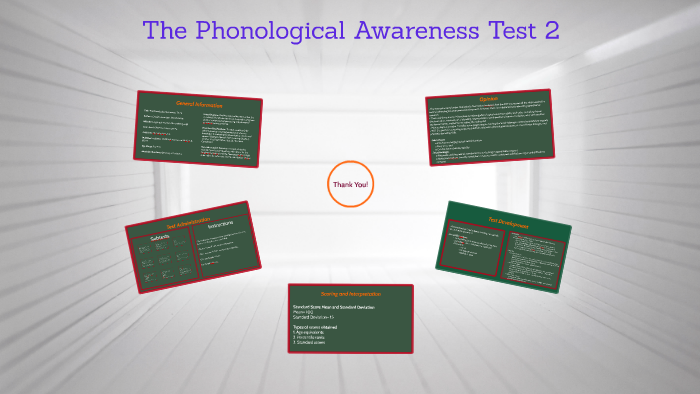 The Phonological Awareness Test 2 by Monika Finney on Prezi