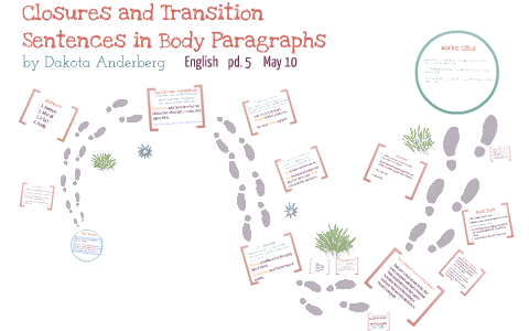 Closures and Transition Sentences in Body Paragraphs by Dakota ...