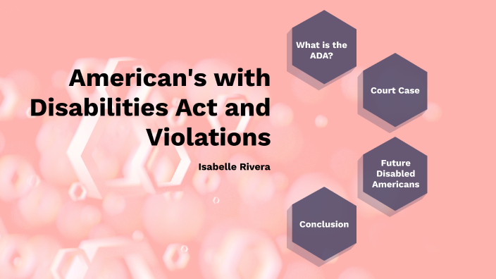 American with Disabilities Act and Violations by Isabelle Rivera on Prezi