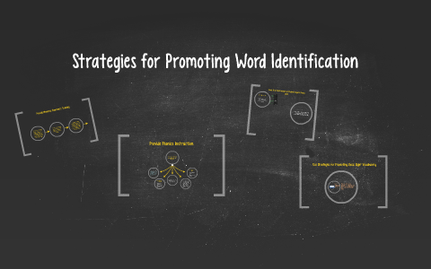 Strategies for Promoting Word Identification by on Prezi