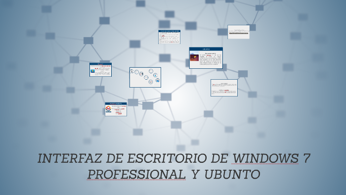 INTERFAZ DE ESCRITORIO DE WINDOWS 7 PROFESSIONAL Y UBUNTO by JOHN ...