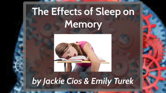The Effects of Sleep on Memory by Emily Turek on Prezi