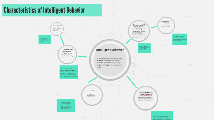 Characteristics of Intelligent Behavior by Jennifer Chagnon on Prezi