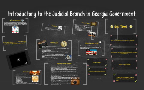 Introductory to the Judicial Branch in Georgia Government by Amber A on ...
