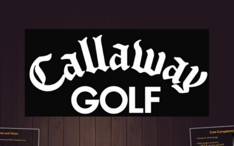 Callaway Golf Logo Black