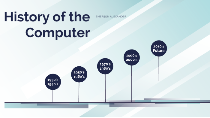 The History of Computers by Emerson Alexander on Prezi