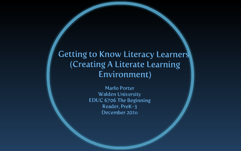 Getting to Know Literacy Learners by Marlo Porter on Prezi