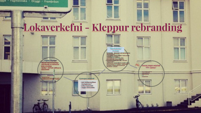 Lokaverkefni - Kleppur rebranding by Diljá Ámundadóttir