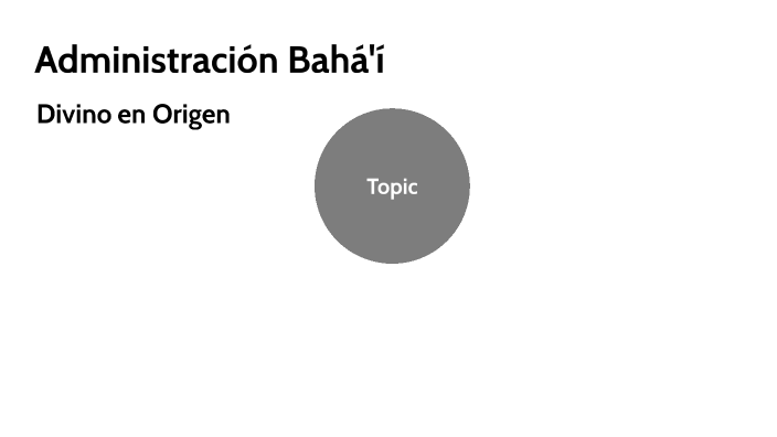 Adminstración Baha'i by ramin rastegar on Prezi
