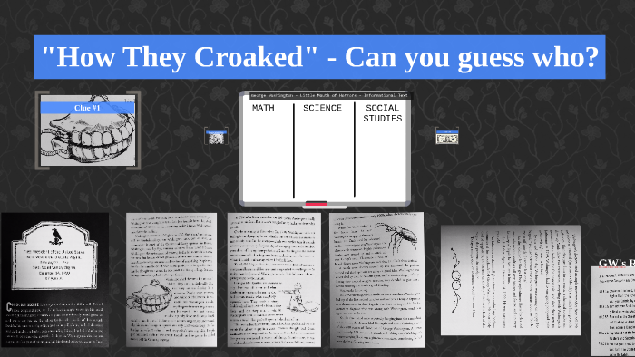 How They Croaked - George Washington by Meredith Sneed on Prezi