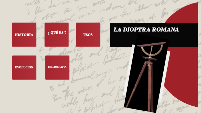 LA DIOPTRA ROMANA by Omar Bakali on Prezi