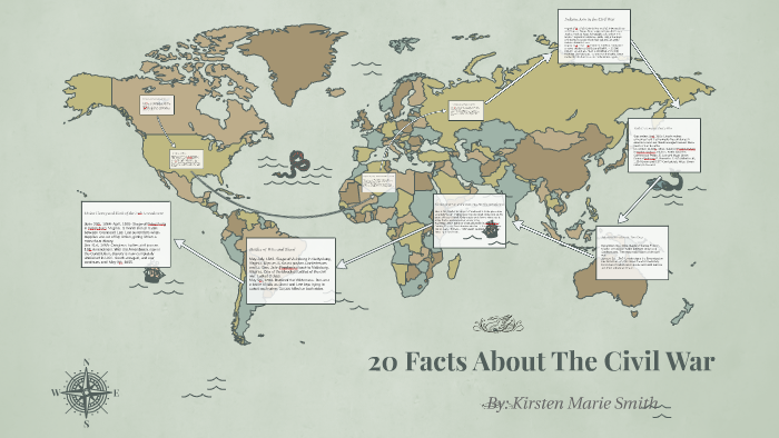 20 Facts About The Civil War by Kirsten Smith on Prezi
