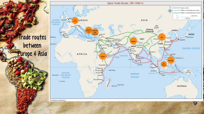 Trade routes between Europe and Asia by Cathy FBS on Prezi