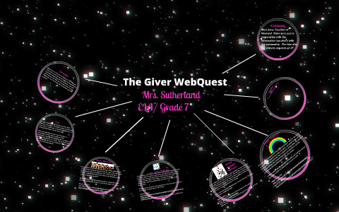 The Giver Web Quest by Allison Burriss on Prezi