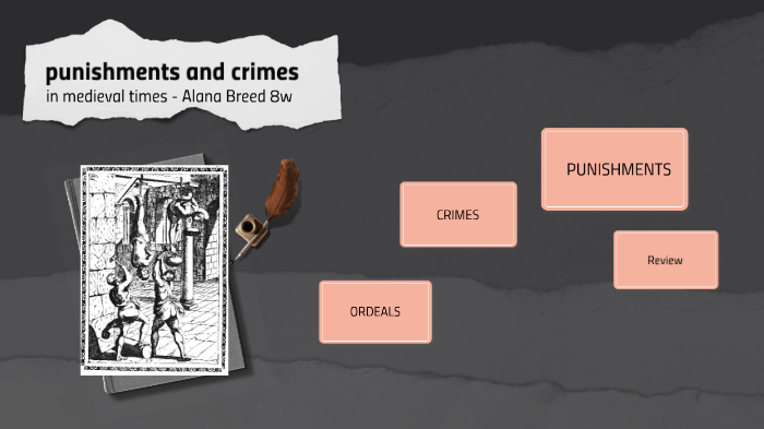 crime and punishments in medieval times by Alana Breed on Prezi