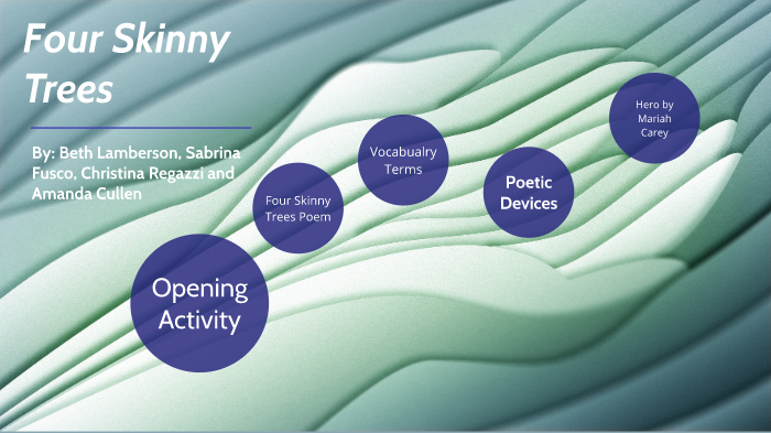 Four Skinny Trees by Amanda Cullen on Prezi