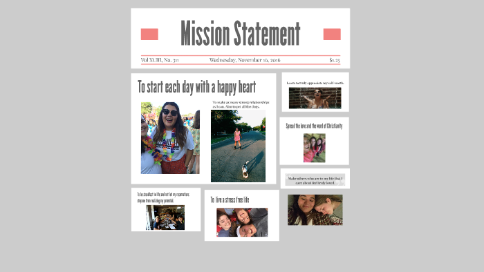 Mission Statement by Demi Mazur on Prezi