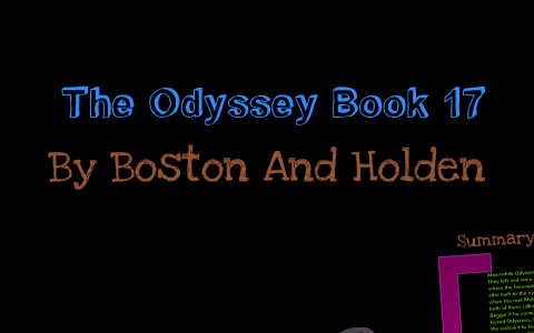 The Odyssey Book 17 by IdOnT KnOw on Prezi