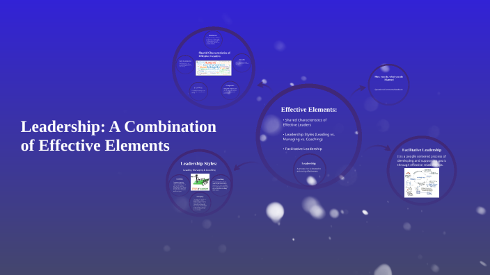 Leadership: A Combination of Effective Elements by Holyoke DTA on Prezi