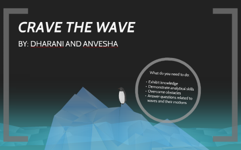CRAVE THE WAVE by Pavan Srivastava on Prezi