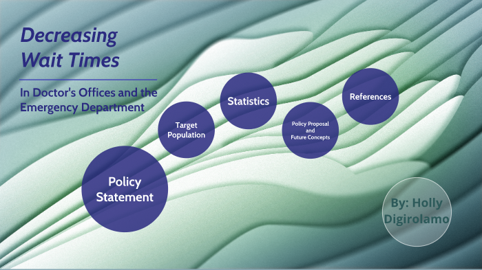Decreasing Wait Times in Doctor's Offices and the Emergency Department ...