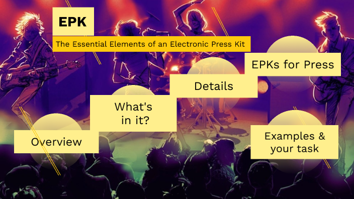 The Essential Elements of an Electronic Press Kit (EPK) by Suddi Raval ...