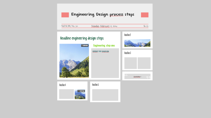 engineering design process steps by chase keith on Prezi