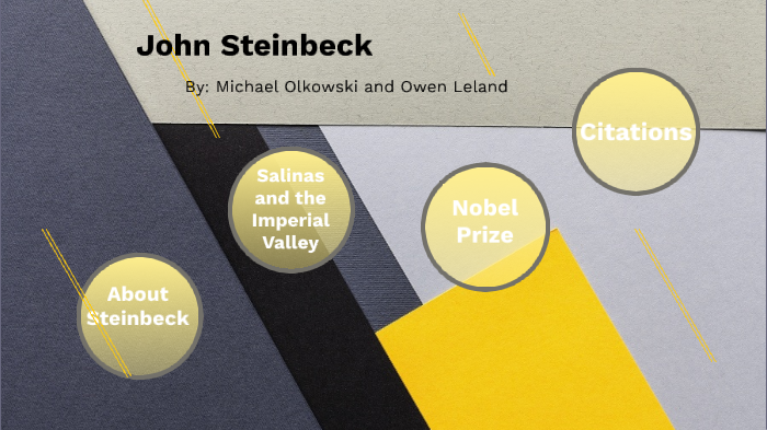 John Steinbeck by Michael Olkowski on Prezi