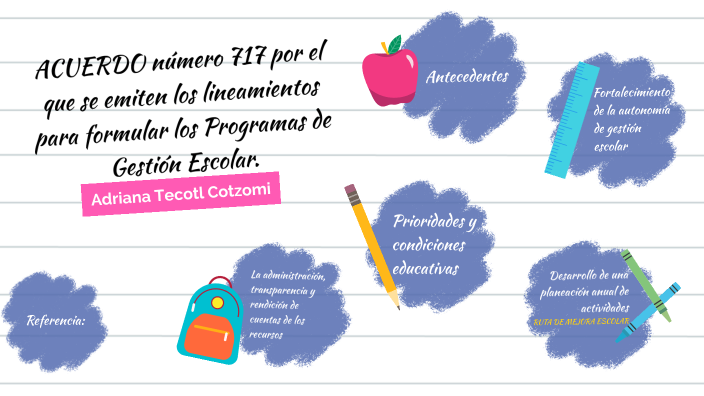 ACUERDO número 717 por el que se emiten los lineamientos para formular ...