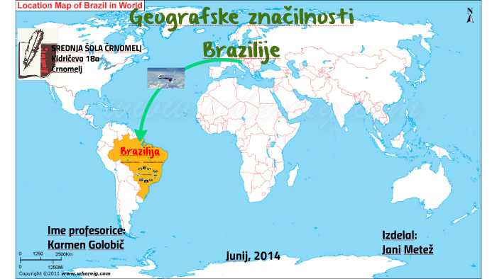 Geografske značilnosti Brazilije by Jani Metez on Prezi