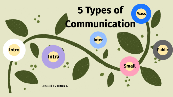 5 Types of Communication Project by James Silimanotham on Prezi