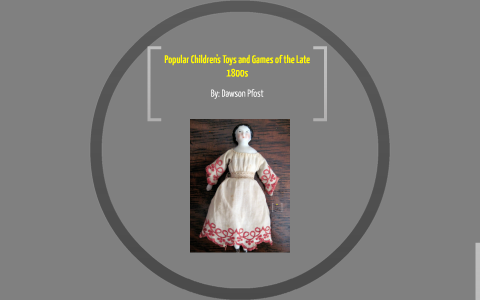 Popular Children's Toys and Games of the Late 1800s by Dawson Pfost on ...
