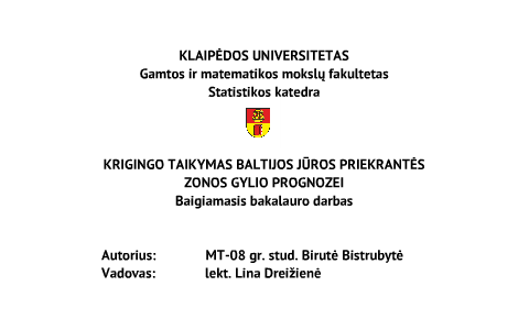 Baigiamasis bakalauro darbas. Birutė Bistrubytė by Birute B. on Prezi