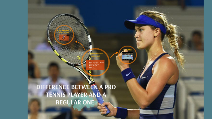 DIFFERENCE BETWEEN A PRO TENNIS PLAYER AND A REGULAR ONE. by Dominique ...