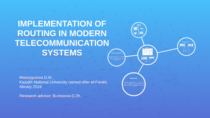 USAGE OF INFORMATION ENTROPY FOR SOLVING ROUTING PROBLEMS by Diyara ...