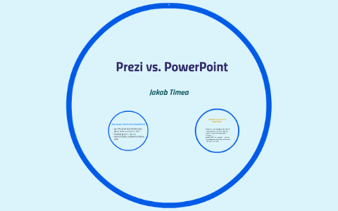 Prezi vs. PowerPoint by Timea Jakab on Prezi