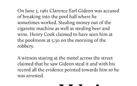 Gideon v. Wainwright by Brendan Grogan on Prezi