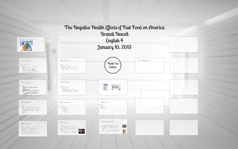 Negative Health Effects of Fast Food on Americans by Brandi Newell on Prezi