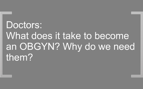 What does it take to become a doctor? Why do we need doctors? by Gracie ...