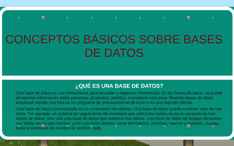 CONCEPTOS BÁSICOS SOBRE BASES DE DATOS by LUIS FERNANDO GUTIERREZ ...