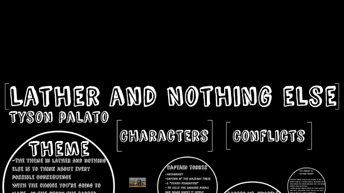 Lather and Nothing Else by Tyson Palato on Prezi