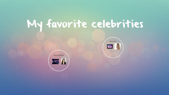 My favorite celebrities by nette peeters on Prezi
