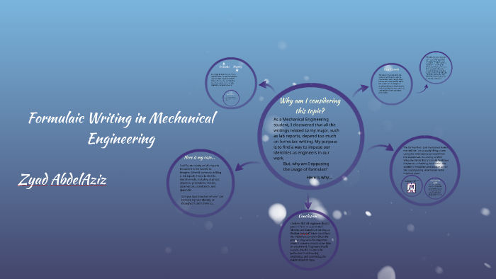 Formulaic Writing in Mechanical Engineering by Zyad Abdelaziz on Prezi