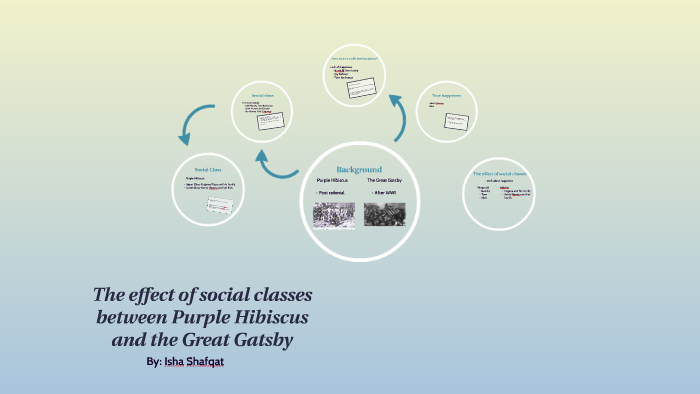 Effect of social classes in Purple Hibiscus and Great Gatsby by Isha ...