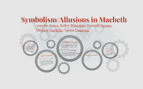 Symbolism/Allusions in Macbeth by Taylor Duguran on Prezi