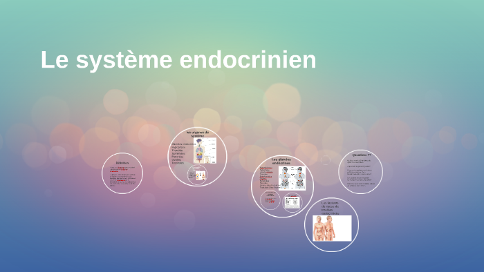 Le système endocrinien by Amélie Champagne on Prezi