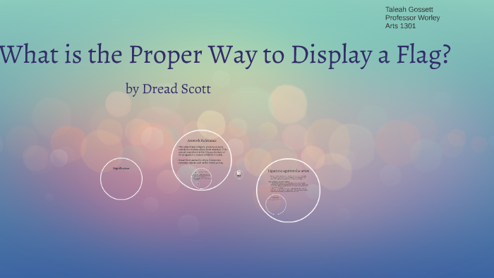 What is the Proper Way to Display a Flag? by taleah gossett on Prezi