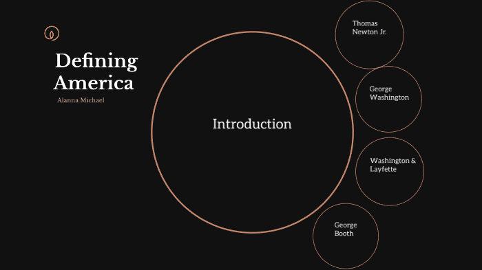 Defining America by Alanna Michael