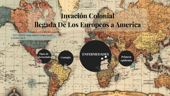 invasión colonial, llegada de la europeos a América by Paola Choque on ...