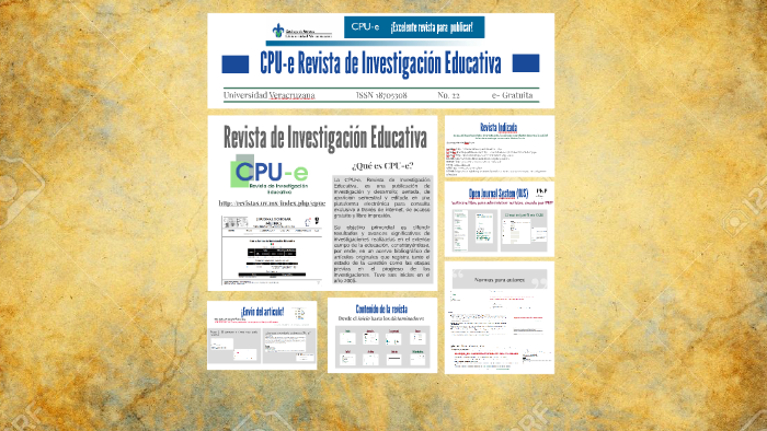 CPU-e Revista de Investigación Educativa by Alejandra Barreras on Prezi